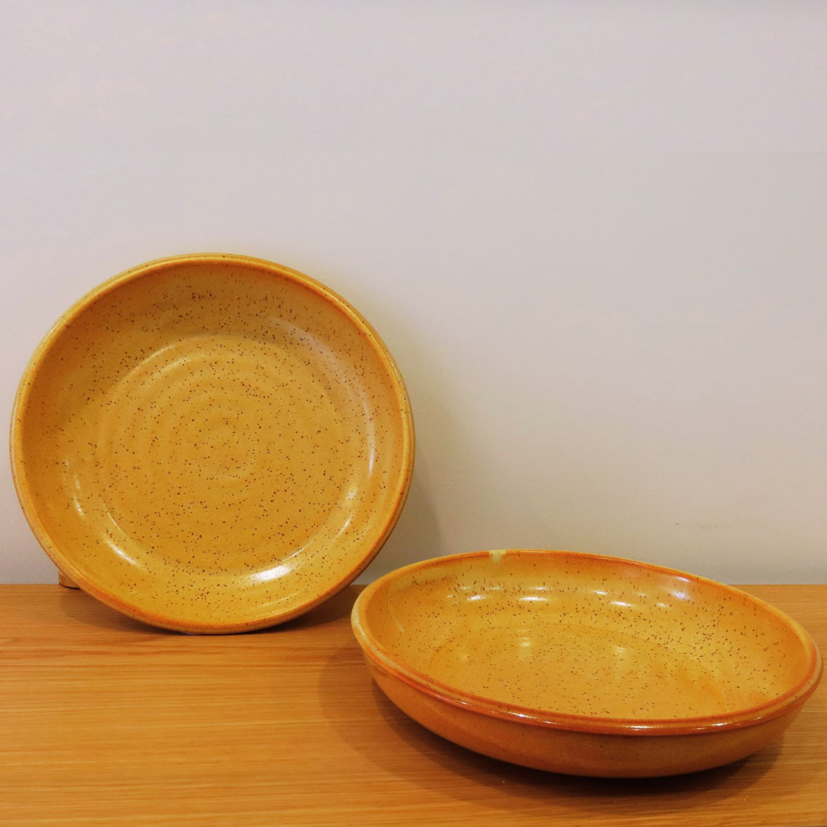 Studio Coupe 24cm Bowl - Cinnamon Glaze – Temuka Pottery